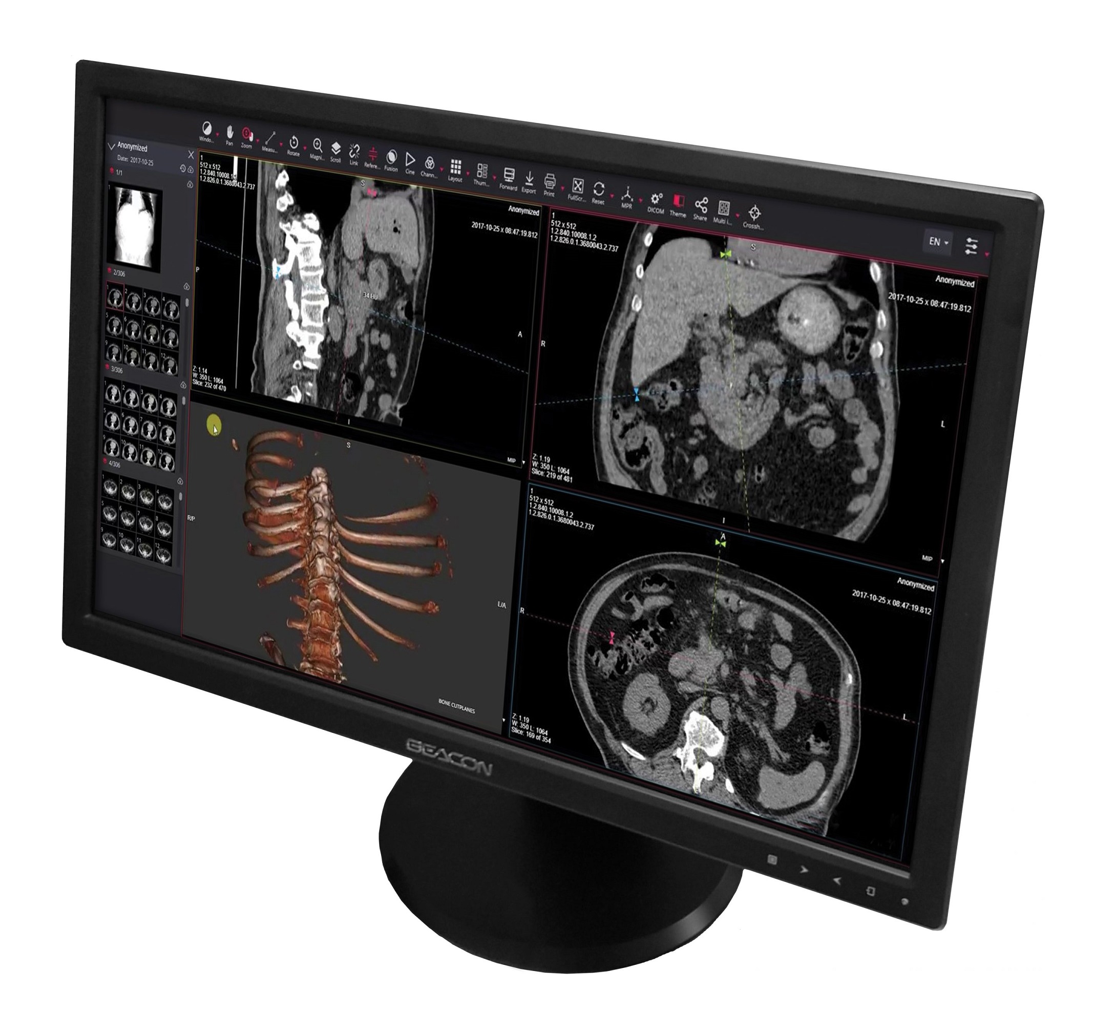Beacon HL2416SH - monitor medyczny, stomatologiczny - Promedus ...
