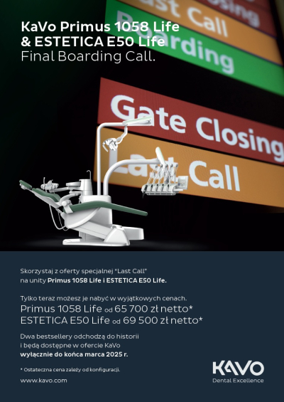 "Last Call" – wyjątkowa okazja na zakup unitu KaVo Primus 1058 Life i ...